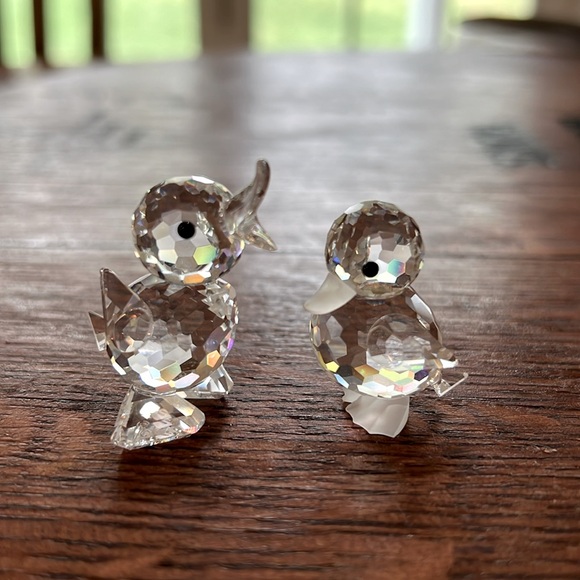 Swarovski | Accents | Two Vintage Swarovski Crystal Ducks From Beauties ...